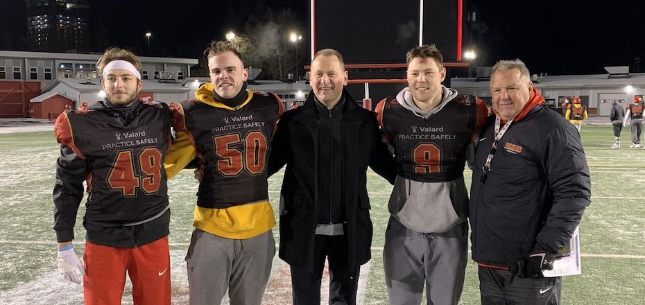 Calgary Flames GM Brad Treliving supporting Calgary Dinos football team ...
