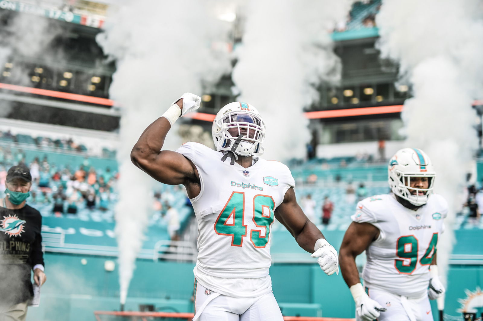 Former Riders' LB Samuel Eguavoen has monster four-sack game in NFL ...