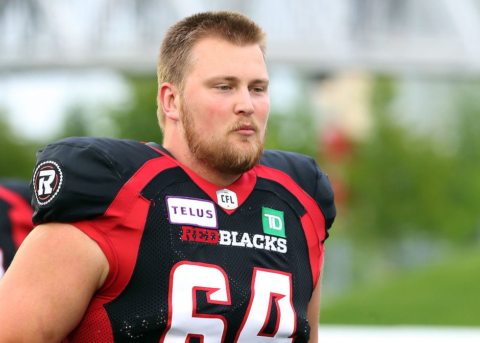 Regina native Evan Johnson replaces Brendon LaBatte at left guard for ...