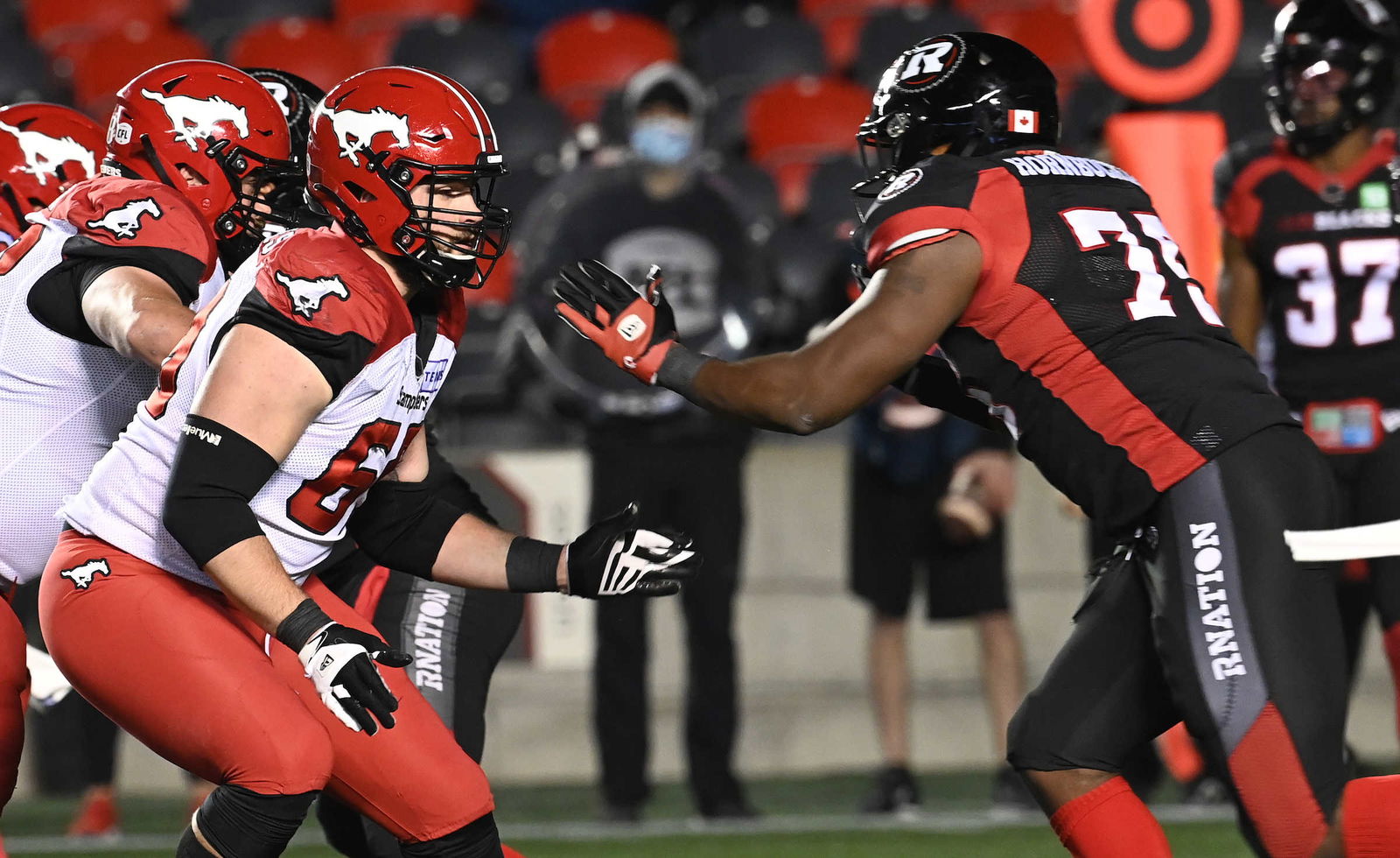 Back on the block: Stamps re-sign American OL Julian Good-Jones ...