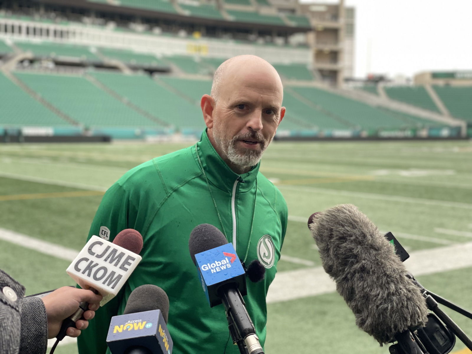 Roughriders' head coach Craig Dickenson points to three games that led ...