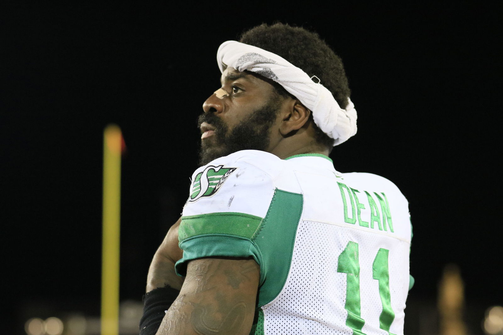 Dean of defence: Saskatchewan Roughriders re-sign LB Larry Dean ...