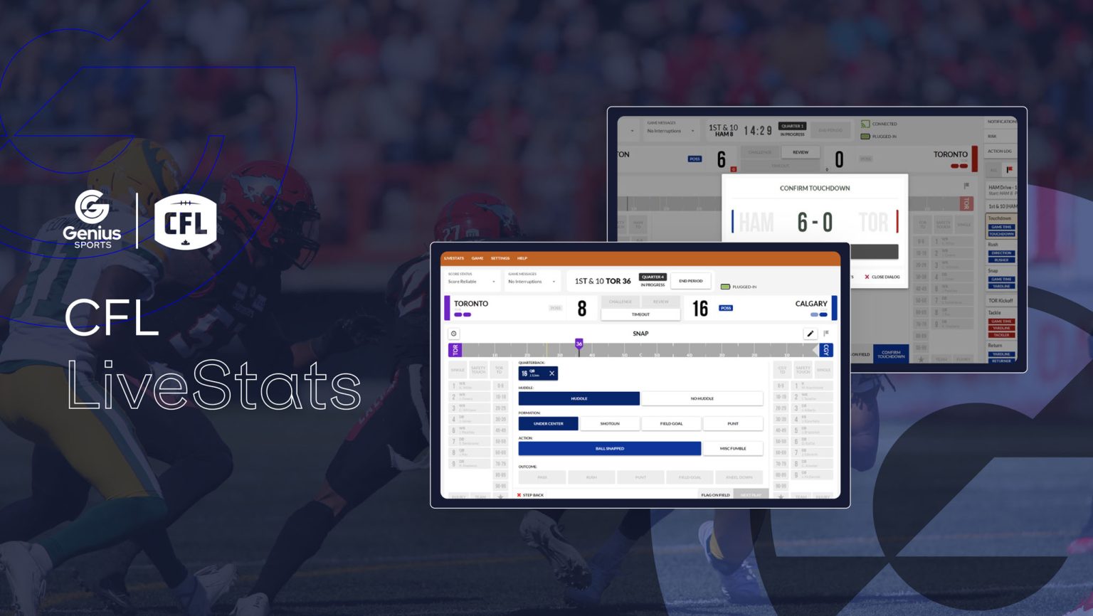 CFL, Genius Sports unveil new live stats system tailored for betting ...