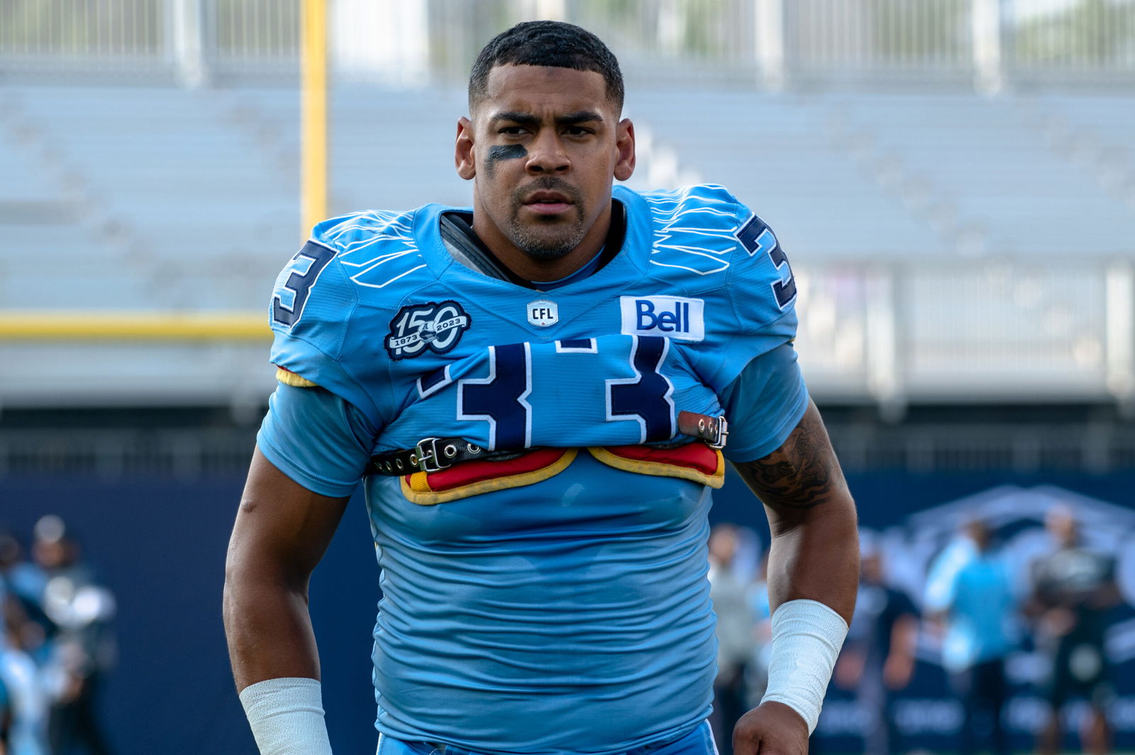 Argos' Andrew Harris passes childhood hero Charles Roberts for fifth on ...