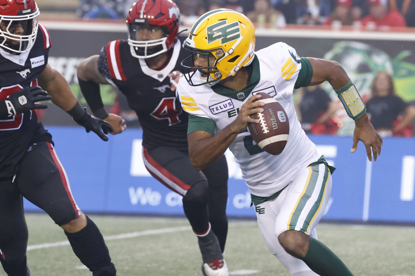 Edmonton Elks' Tre Ford breaks CFL single-game Canadian quarterback ...