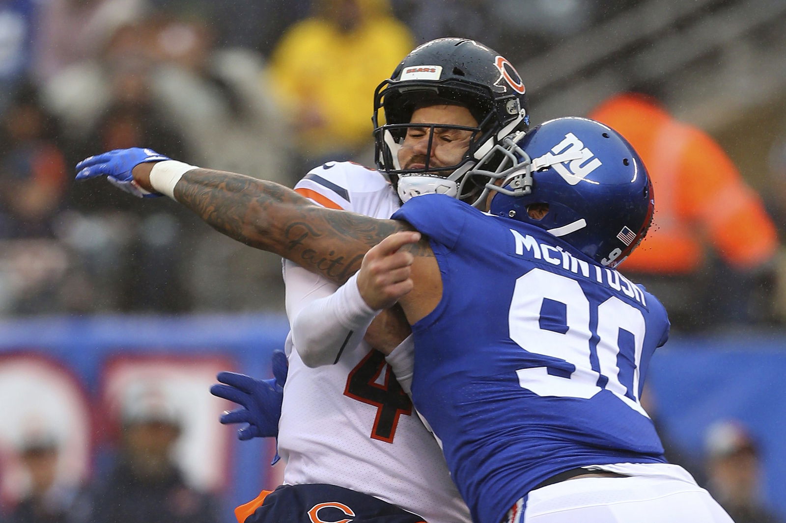 Apple of their eye: Riders sign former Giants draft pick R.J. McIntosh ...