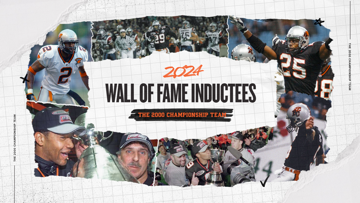 B.C. Lions to honour 2000 Grey Cup team with Wall of Fame enshrinement ...