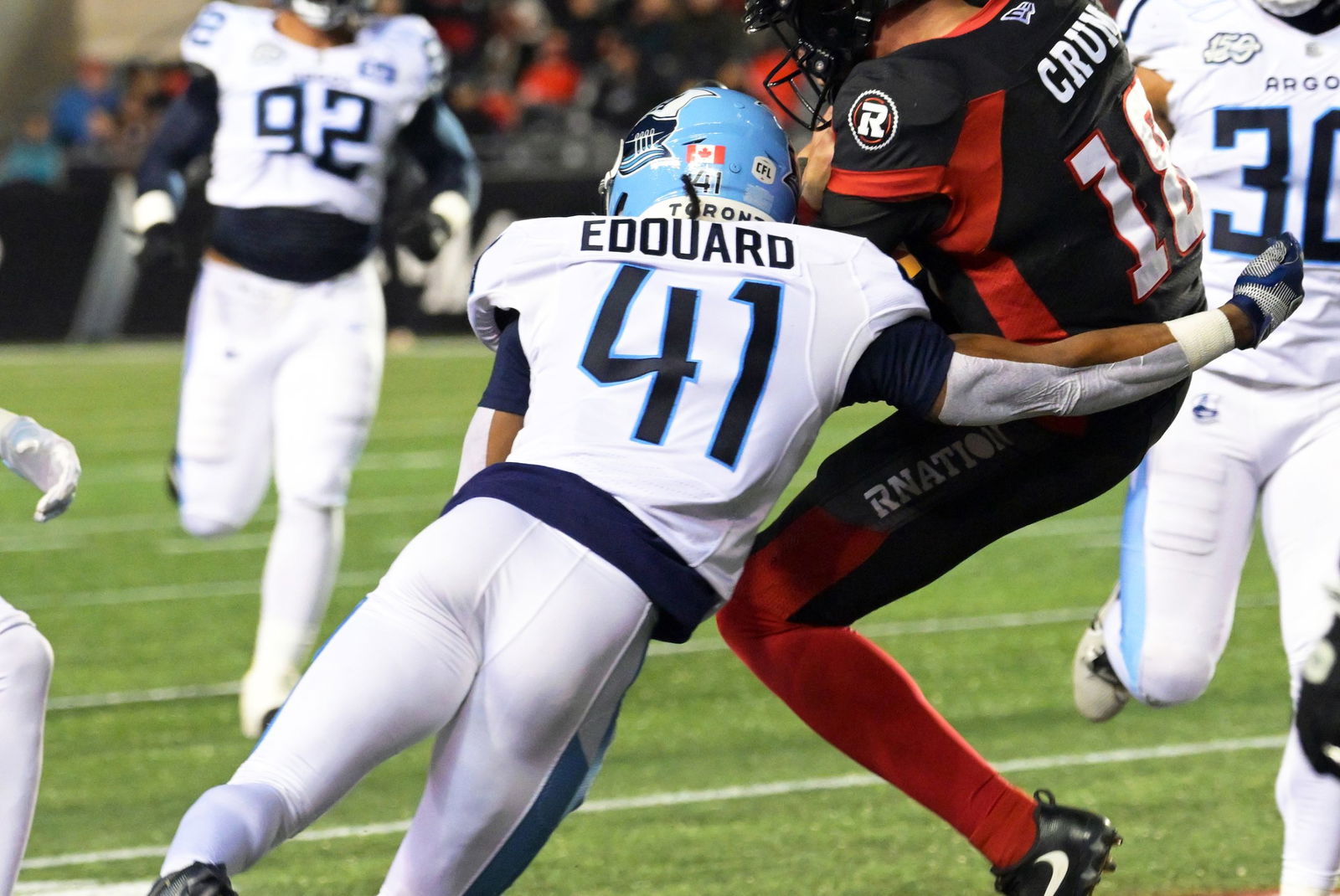 Toronto Argonauts' DB Jonathan Edouard named CFL's top performer for ...