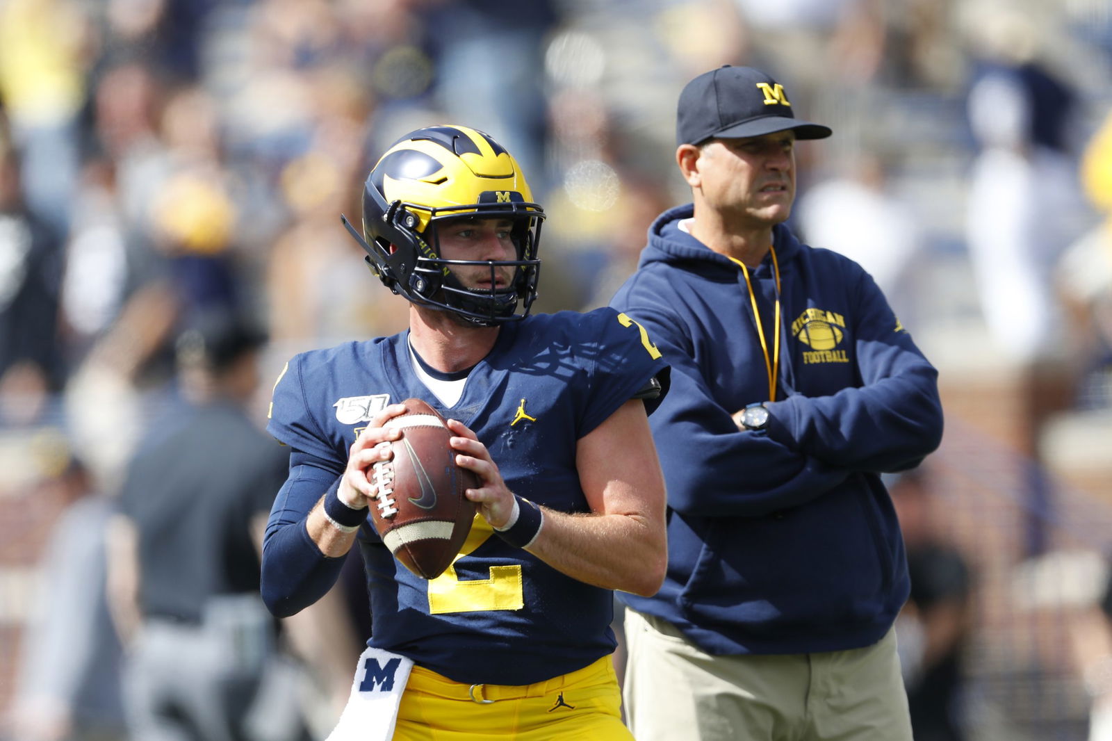 'Don't ever forget, you're Shea Patterson': Jim Harbaugh reminded ...