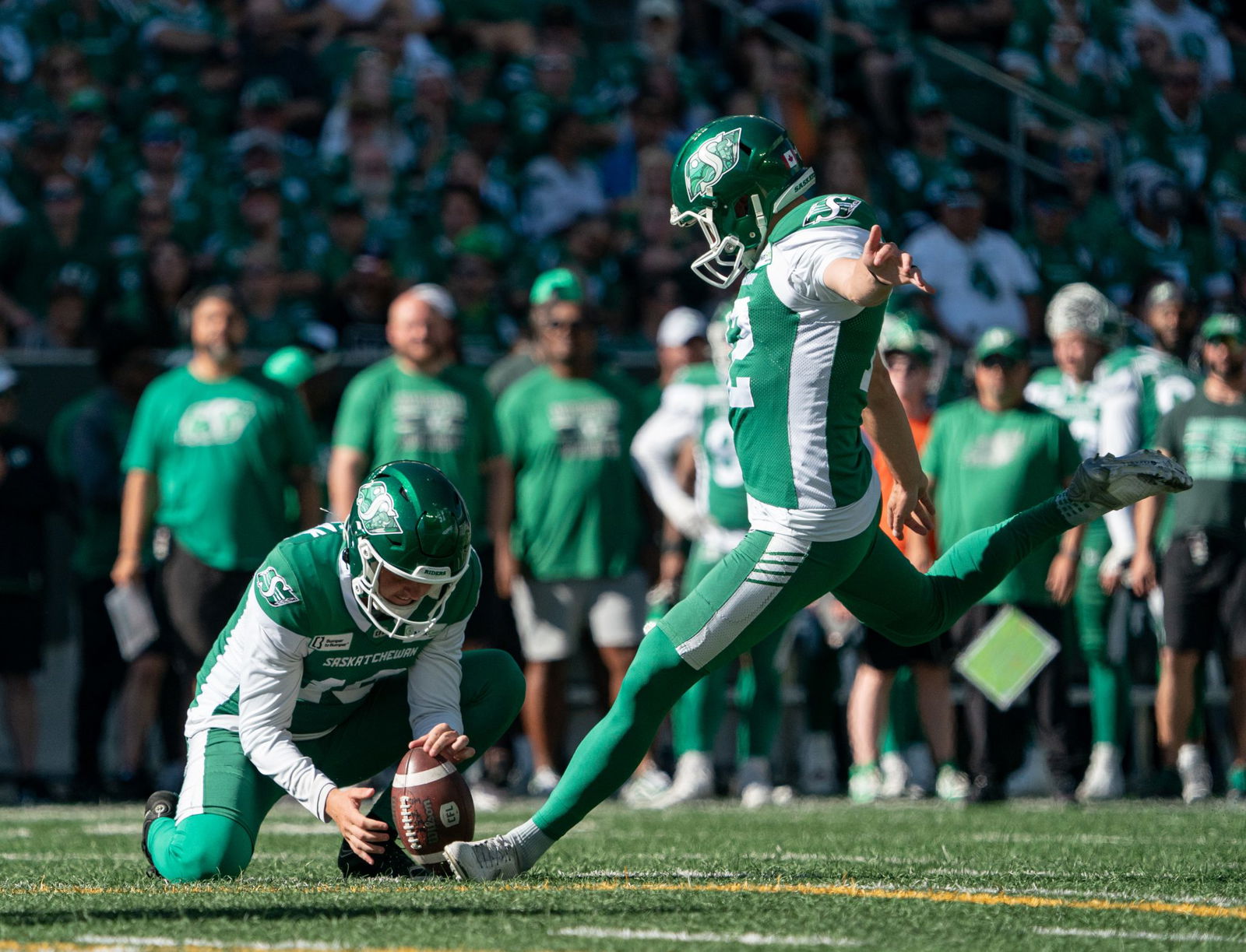 Corey Mace admits kicker Brett Lauther has had 'tough' 2025 CFL season so far with Riders ...