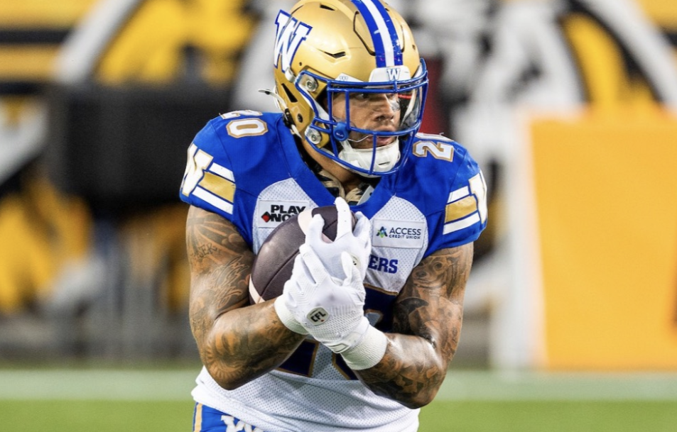 Official: Brady Oliveira to return for Winnipeg Blue Bombers against ...