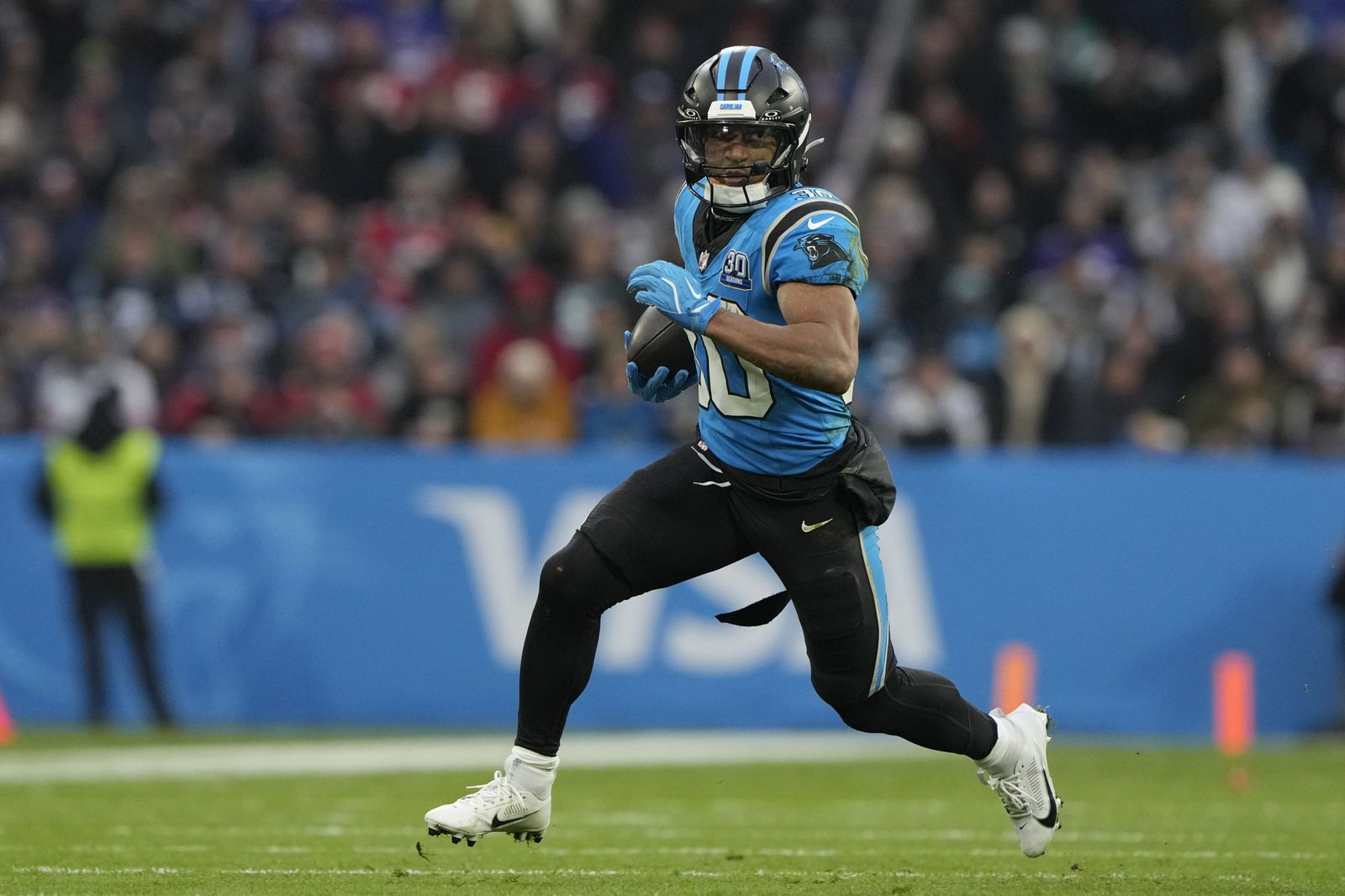 MRI reveals season-ending calf strain for Carolina Panthers' RB Chuba ...