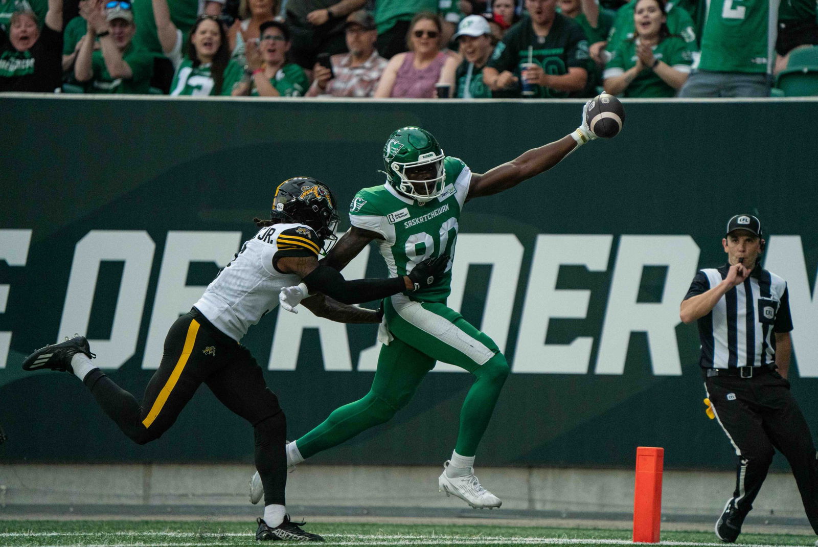 Saskatchewan Roughriders release Canadian receiver Ajou Ajou for NFL opportunity - 3DownNation