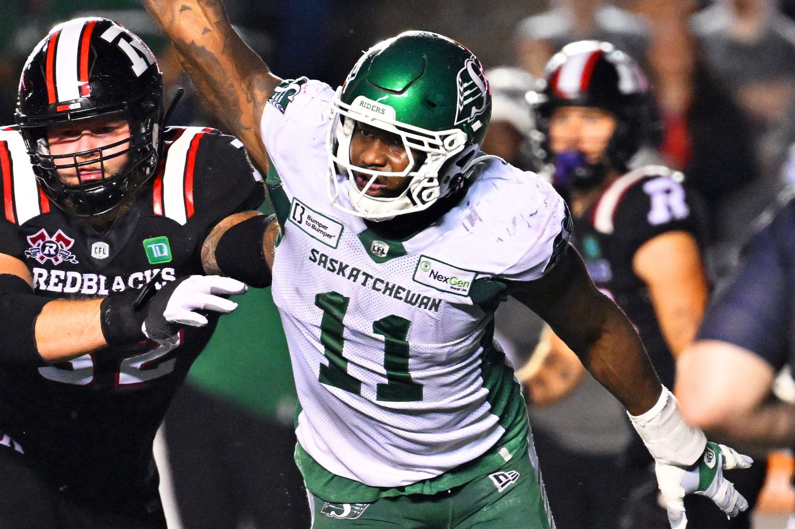 Scooped up: Saskatchewan Roughriders re-sign DL Malik Carney - 3DownNation