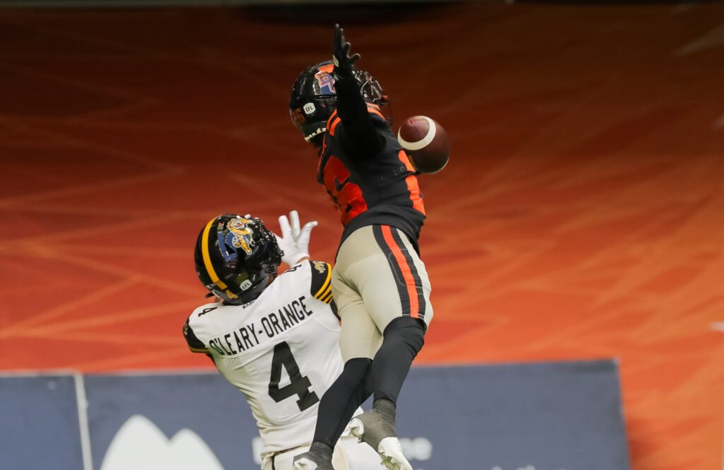 Video: B.C. Lions' DB Robert Carter Jr. nabs one of best interceptions ...