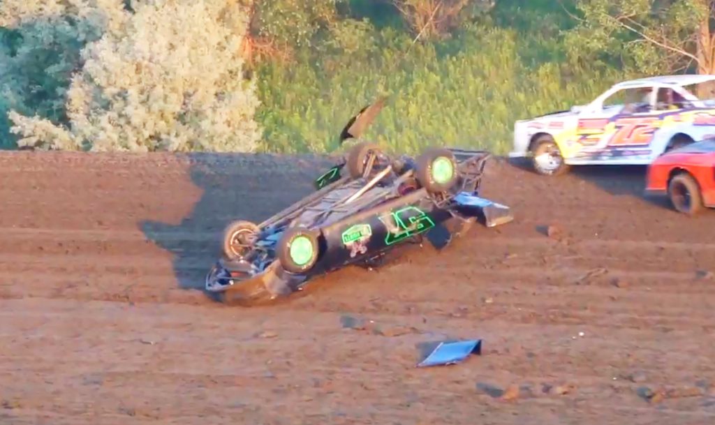 Former CFL player Brendon LaBatte rolls stock car in Saskatchewan race ...