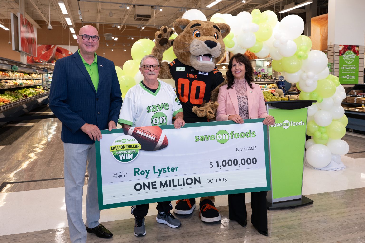 Million Dollar Touchdown to Win recipient Roy Lyster set to attend ...