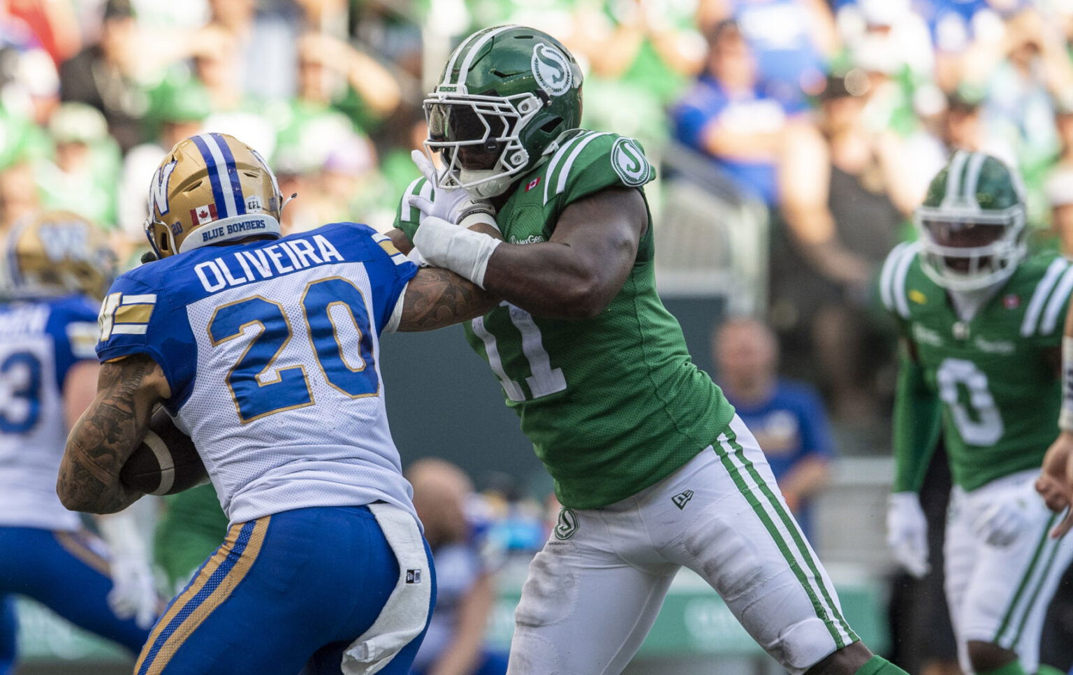 Saskatchewan Roughriders' DL Malik Carney named CFL’s top performer for ...