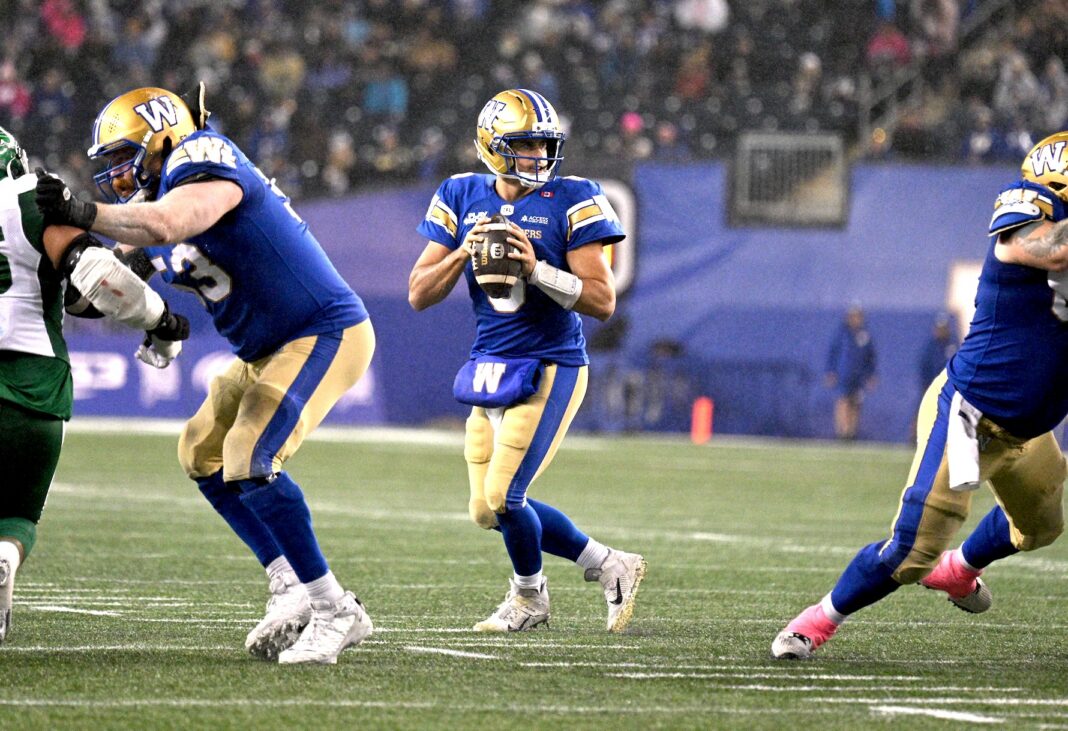 Winnipeg Blue Bombers barely beat Saskatchewan Rest-riders (& 12 other ...