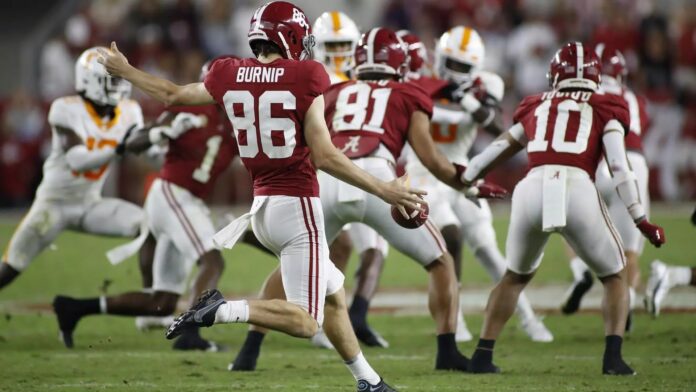 Ottawa Redblacks sign Global draft pick, Alabama punter James Burnip ...